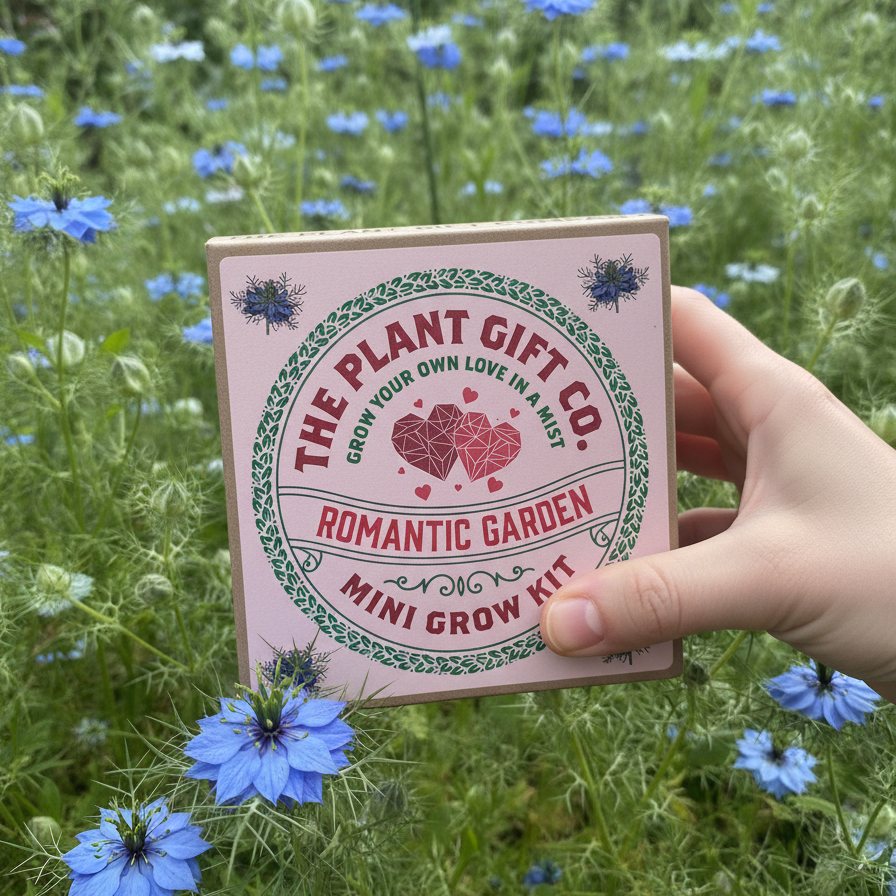 The Plant Gift Company Grow Your Own Romantic Garden Eco Mini Grow Kit ...